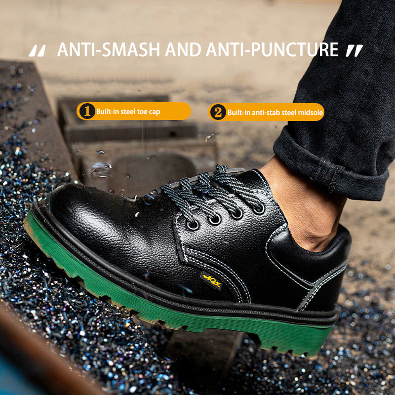 Working safety leather shoes security steel toe bo... – Grandado
