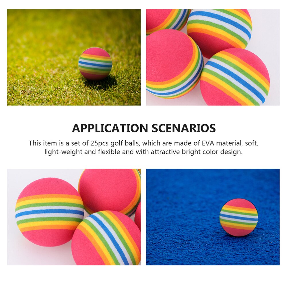 50pcs Durable Premium Soft Golf Ball Rainbow Golf ... – Grandado