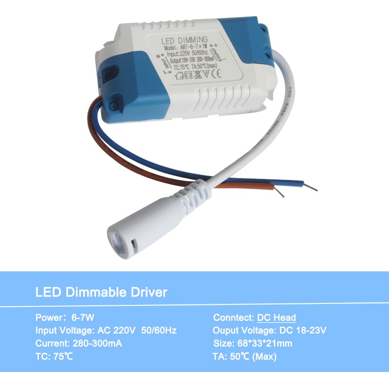 3-24W LED Dimming Plastic Shell Driver with DC Fem... – Grandado