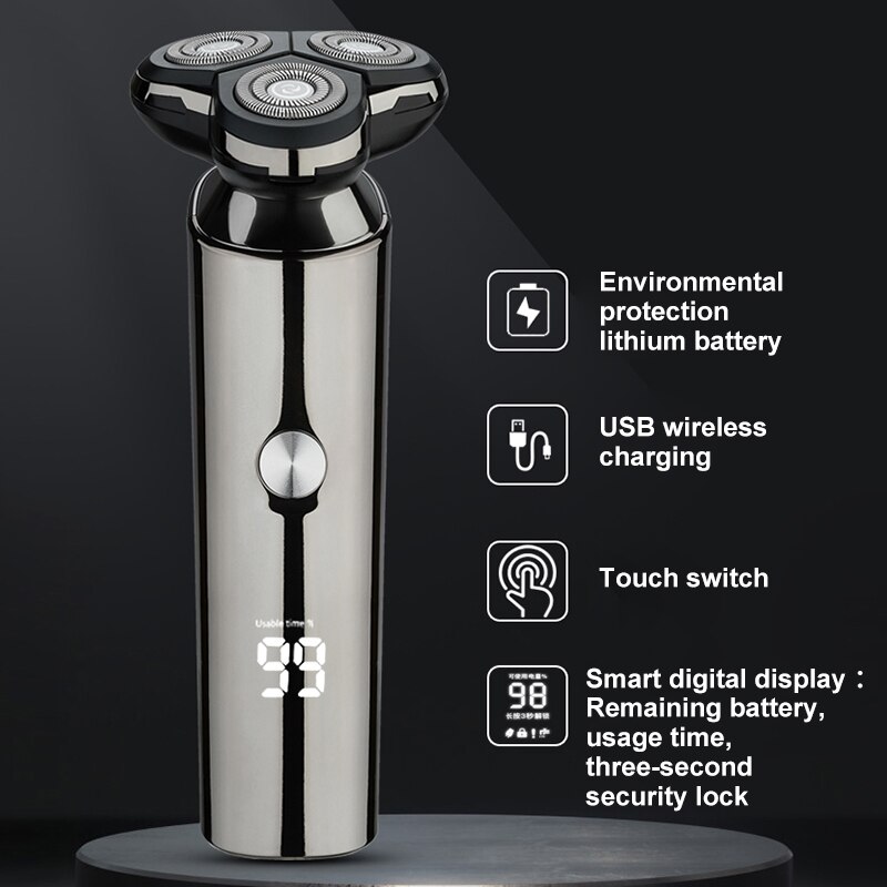 S3000 Electric Shaver Wireless Use 4D Electric Raz... – Vicedeal