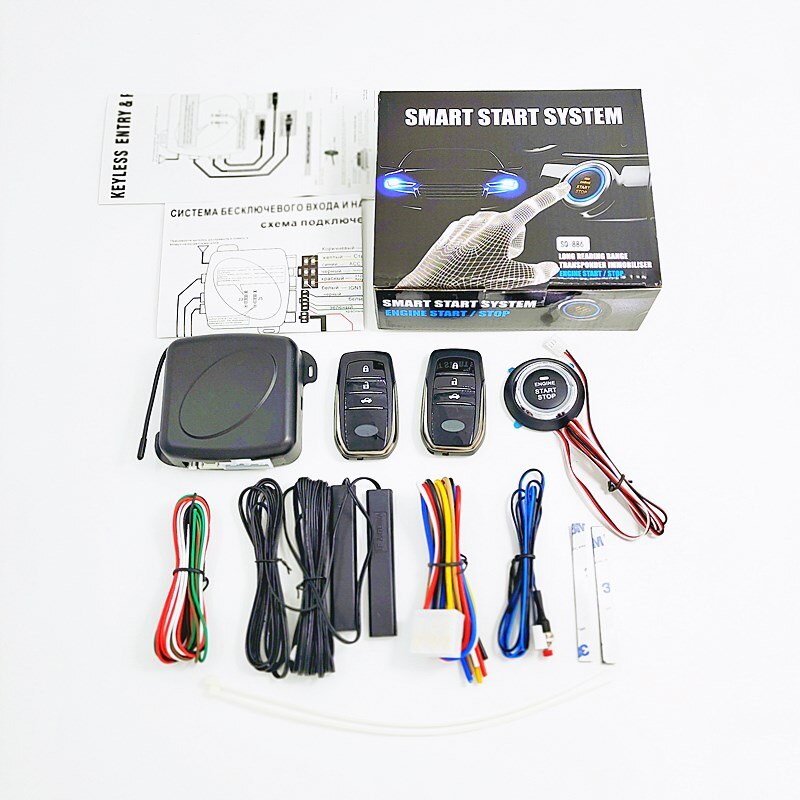 auto start car start stop keyless pke entry system... – Vicedeal