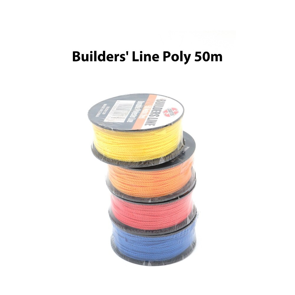 Builder line 50 meters durable polyester rope for ... – Vicedeal