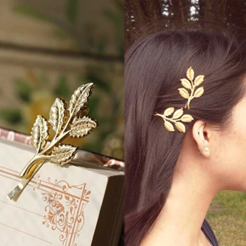 Women's Girls Hair Clip Vintage Hair Clip Olive Br... – Grandado