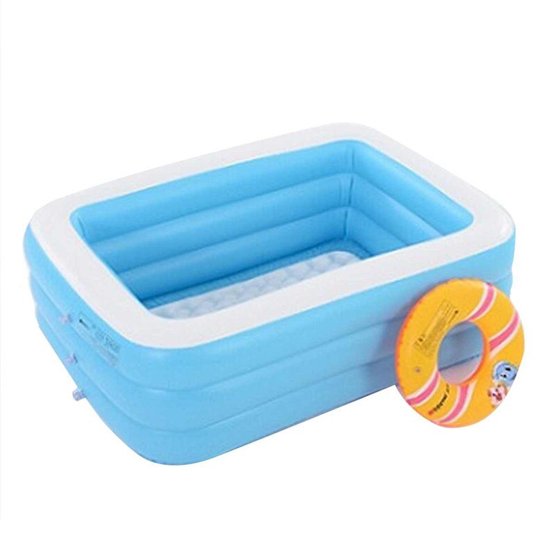 Children's swimming pool thickened oversized blue ... – Grandado