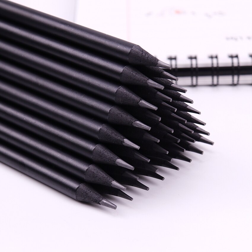 12PCS Eco-friendly Plastic Black Pencil HB Diamond... – Grandado