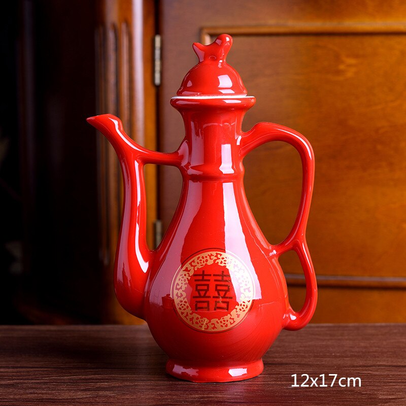 Wedding Ceramic Red Wine Set Toasting Cup Chinese ... – Vicedeal