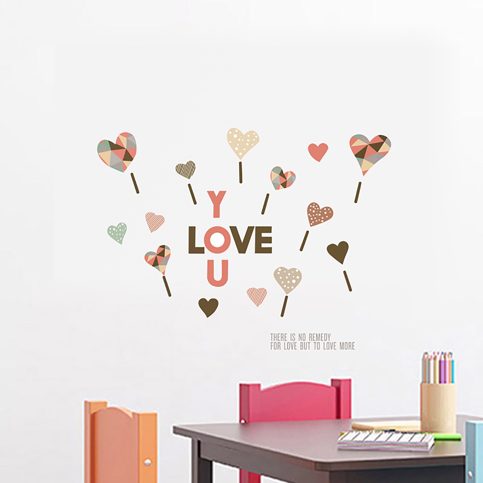 # Romantic Wall Paper Valentine's Day Window Glass... – Grandado