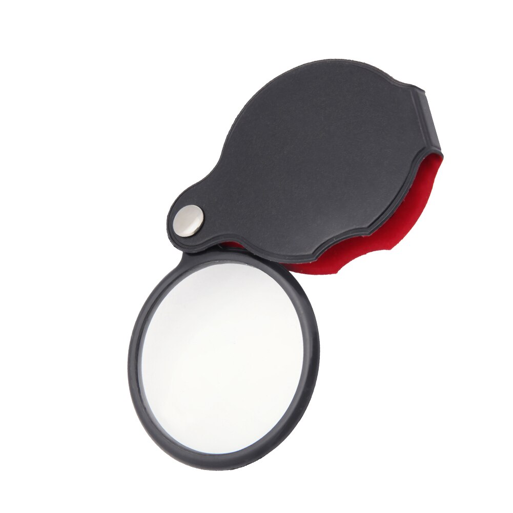 Tragbare Lupe Mini Leder Klapp 50mm Leder fallen L... – Grandado