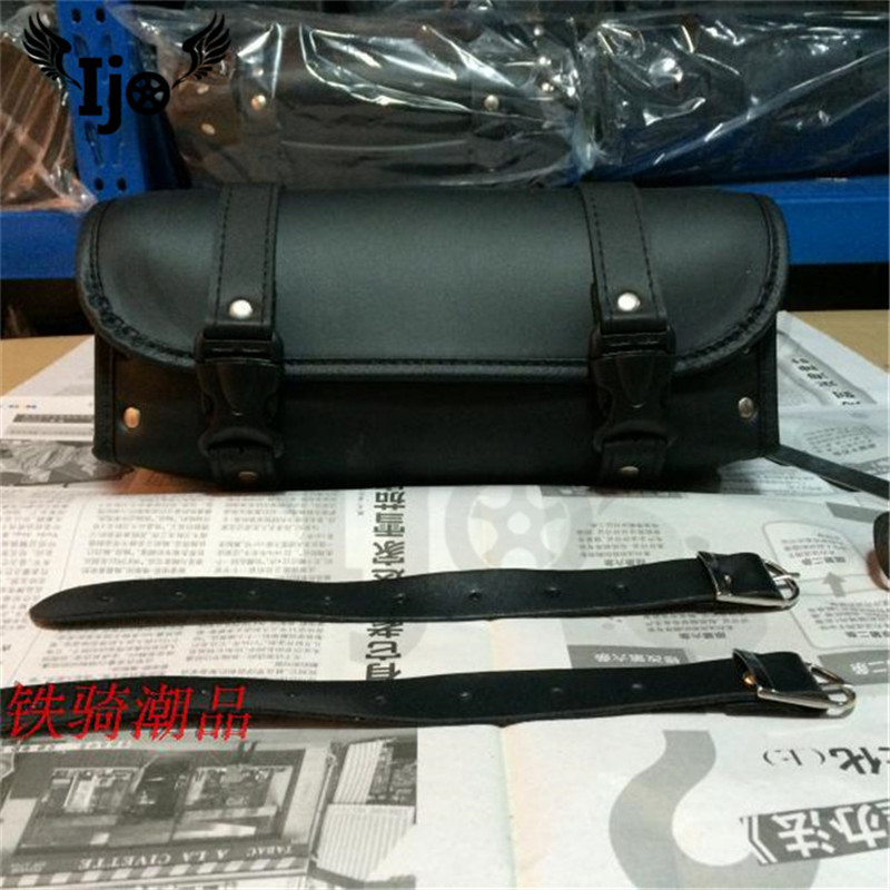 PU leather motorbike black moto tool bags universa... – Grandado