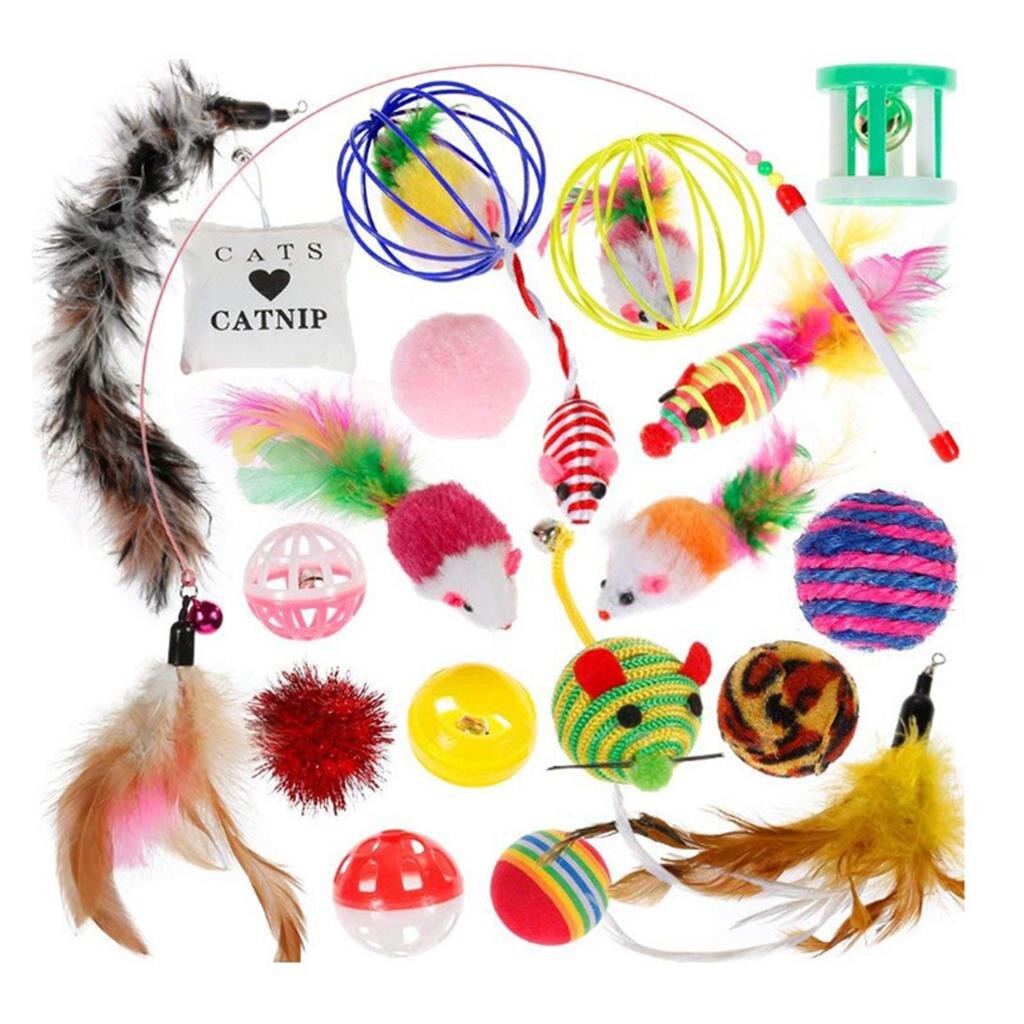 Accessories Pet 20 Pcs Cat Toys Variety Pack Dog T... – Vicedeal
