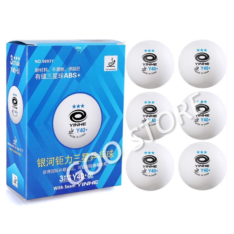 YINHE-pelota de tenis de mesa de 3 estrellas, 60 p... – Grandado