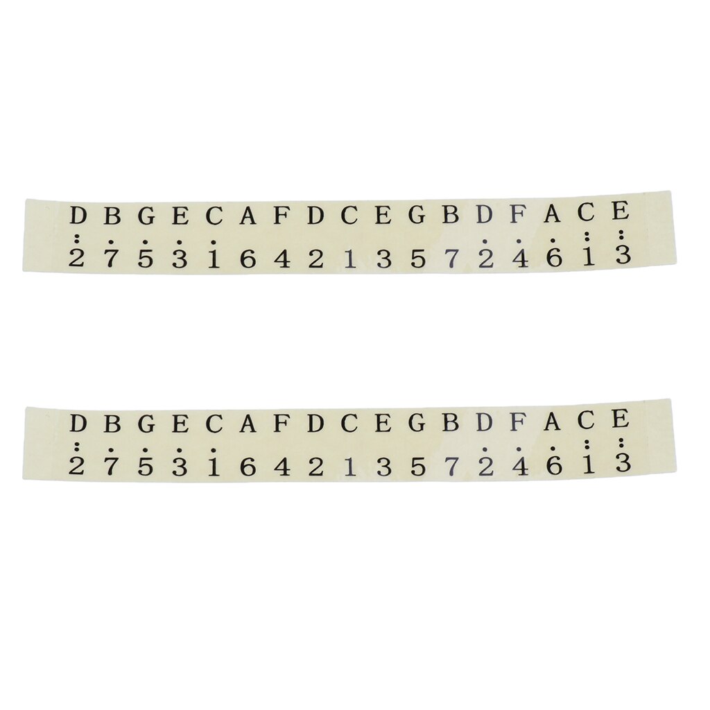 17 Key Kalimba Mbira Musical Scale Key Stickers Ka... – Grandado