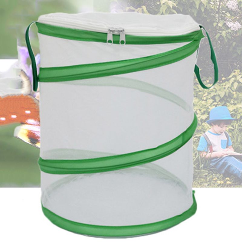 Folding Butterfly Habitat Cage Portable Insect Ter... – Grandado