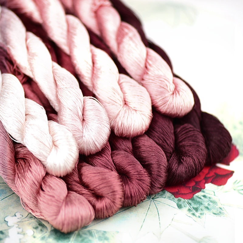 1pcs 100% silk thread hand embroidery embroider cr... – Vicedeal