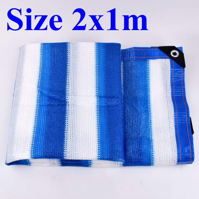 Blue-White Anti-UV Sunshade Net Privacy Safety Net... – Grandado