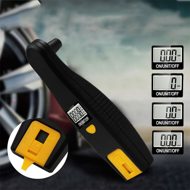 2-In-1 Digital Tire Pressure Gauge LCD Display 100... – Grandado