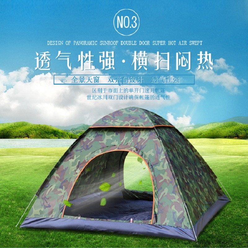Outdoor camping folding automatic tent 1-2 people ... – Grandado