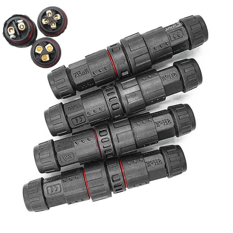 Waterproof M19 Male Female Connector IP68 2 3 4 5 ... – Grandado