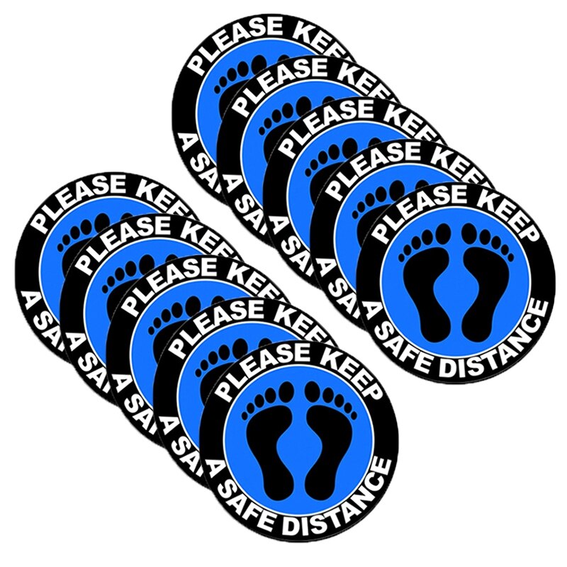 10Pcs Floor Decals-12inch Round Stickers-Waterproo... – Grandado