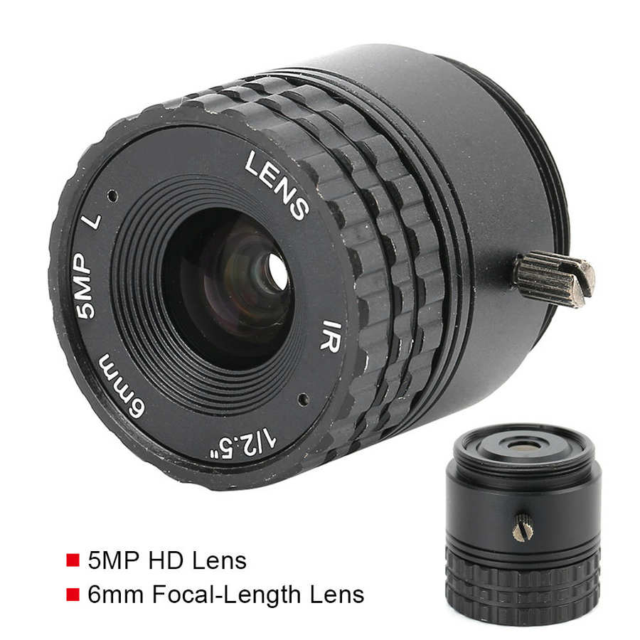 CWFL0614-5MP Camera Lens & Iris 5MP CS-Mount 6mm -... – Grandado
