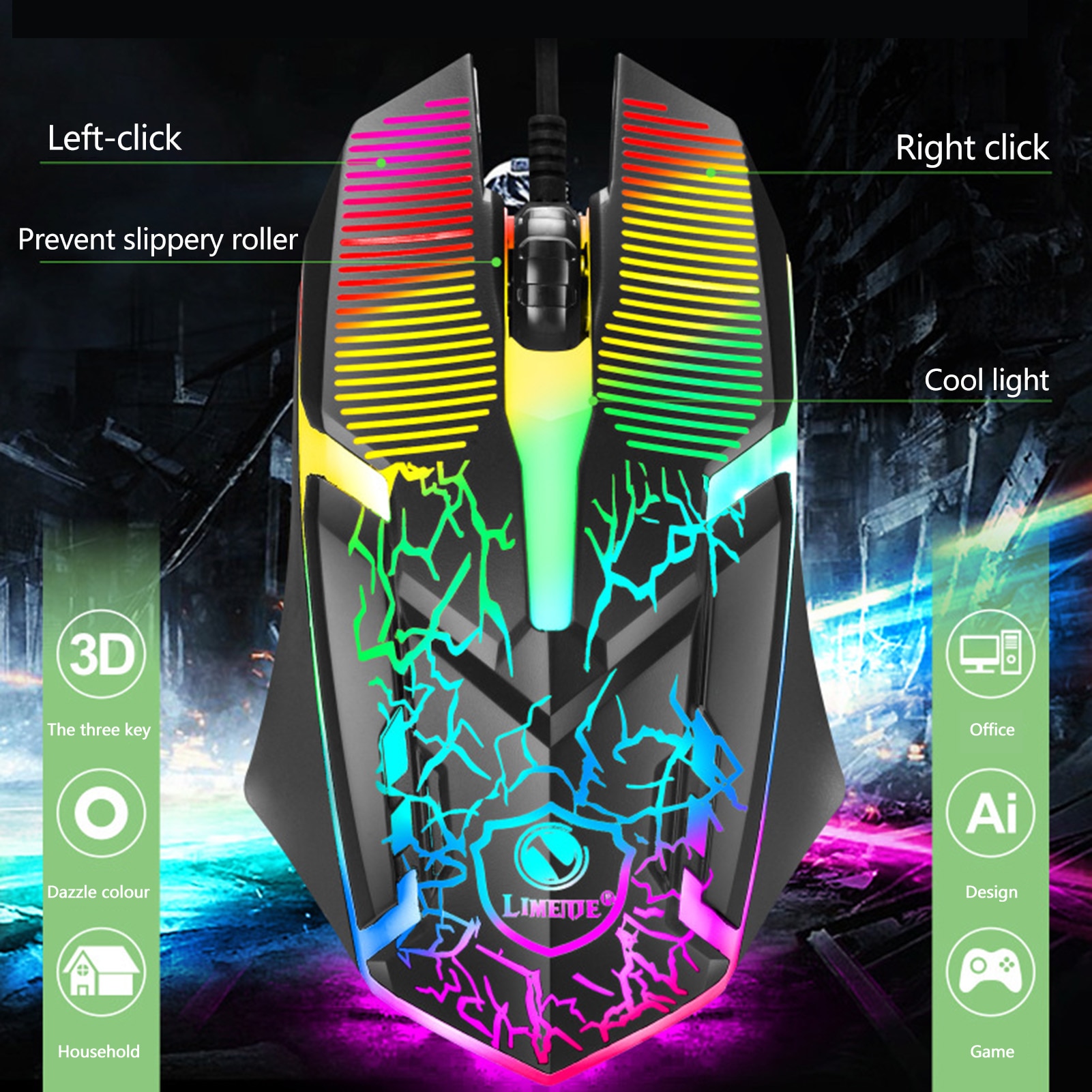 T21 Backlight Laptop Game Keyboard And Mouse Suit ... – Vicedeal