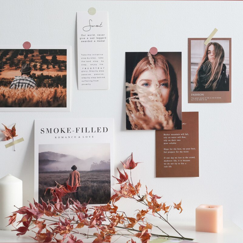 Ins Nordic Eenvoudige Moderne Postkaart 7 Vellen C... – Grandado