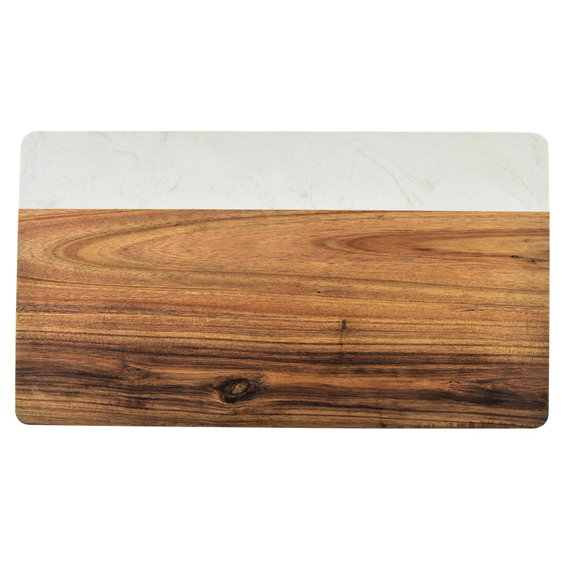 Marmor spleißen holz küche bord Acacia küche schne... – Grandado