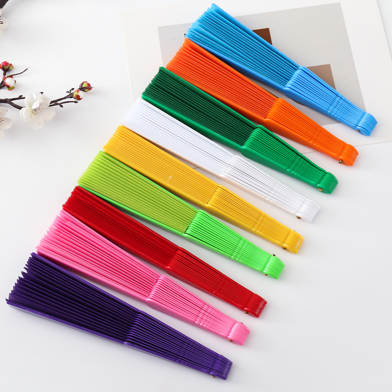 Plastic Portable Party Hand Dancing Fan Chinese De... – Grandado