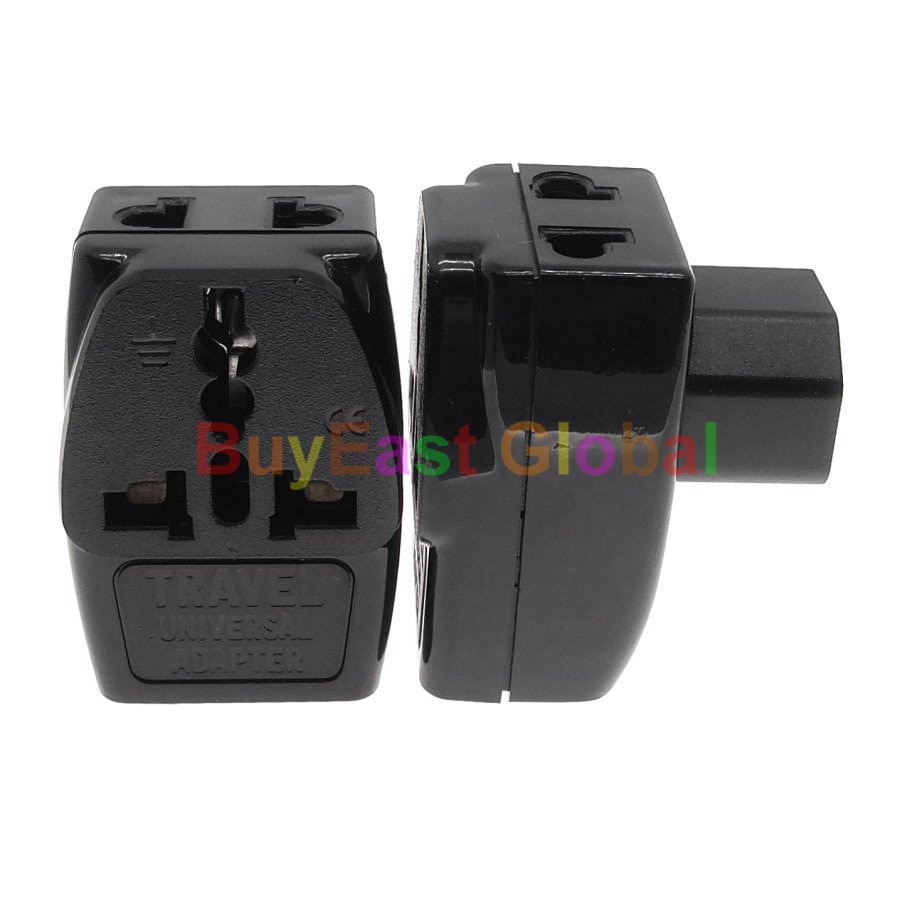 3 IN 1 - Universal to IEC C14 Male PDU PSU Electri... – Grandado