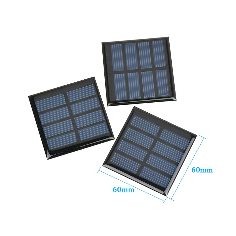 SUNYIMA 10Pcs 60x60mm Polycrystalline Silicon Sola... – Grandado