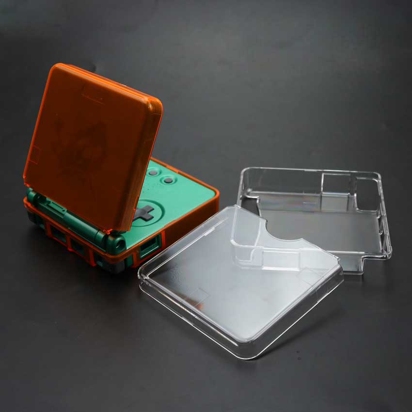 YuXi Clear Orange Crystal Case Cover for Gameboy A... – Vicedeal