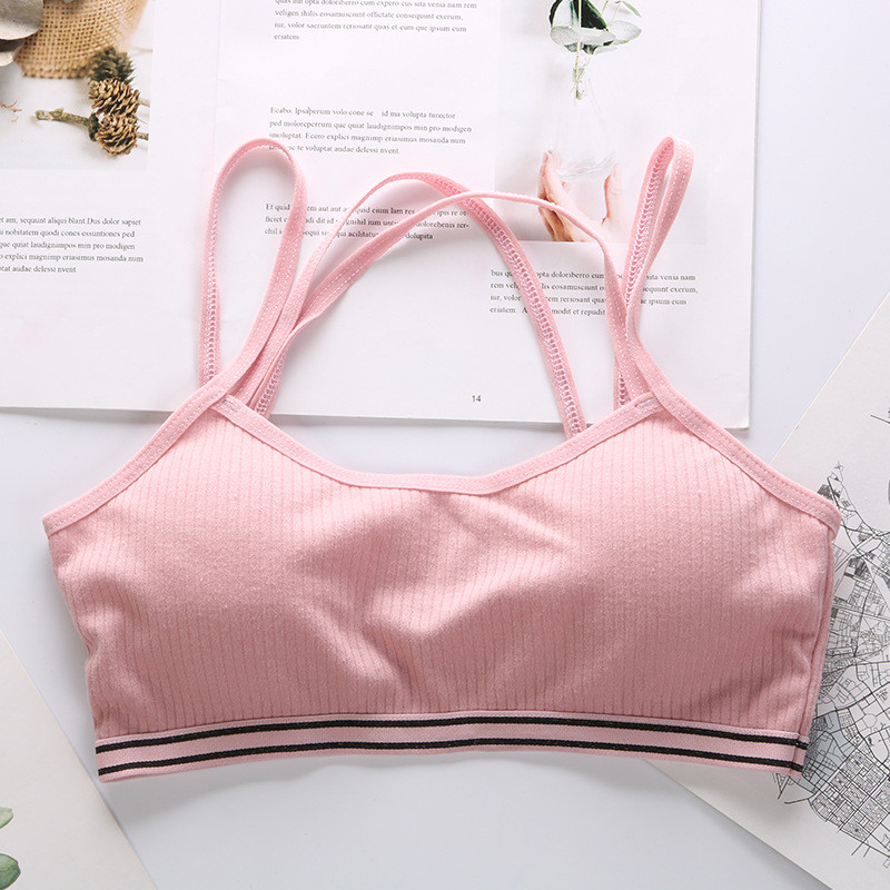Teenage Girl Training Bra With Chest Pad Adolescen... – Grandado