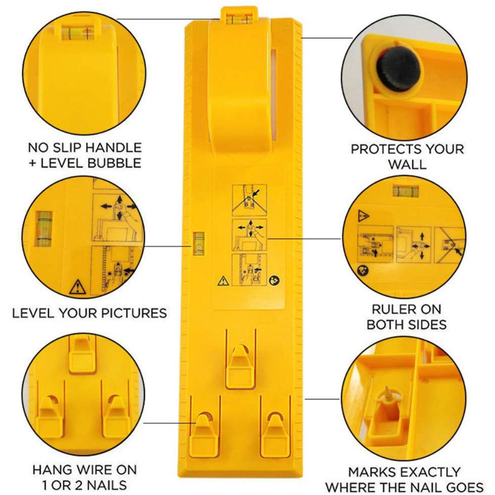 DIY Photo Frame Level Ruler Picture Frame Hanger H... – Grandado
