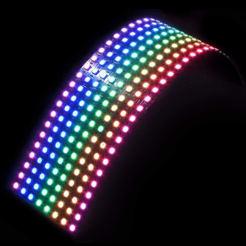 16X16 SK6812 WS2812B Addressable Flexible LED Pane... – Vicedeal