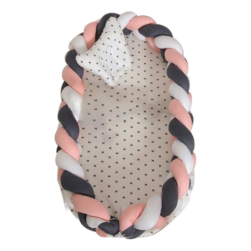 Portable Baby Knit Crib Newborn Sleeping Nest Soft... – Vicedeal
