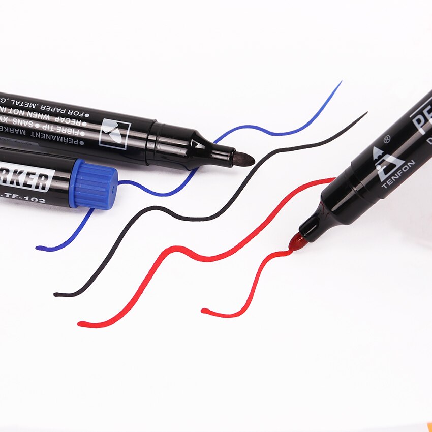 TENFON 1PC Oily Big Capacity Marker Pen Stationery... – Grandado