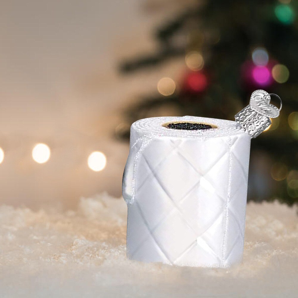 3D White Roll Paper Resin Christmas Tree Decoratio... – Vicedeal