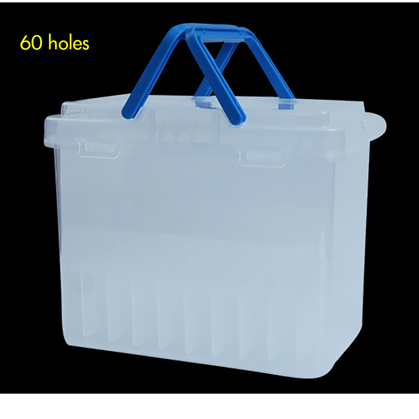 Clear 80 / 60 Gaten Plastic Carrying Marker Case H... – Vicedeal