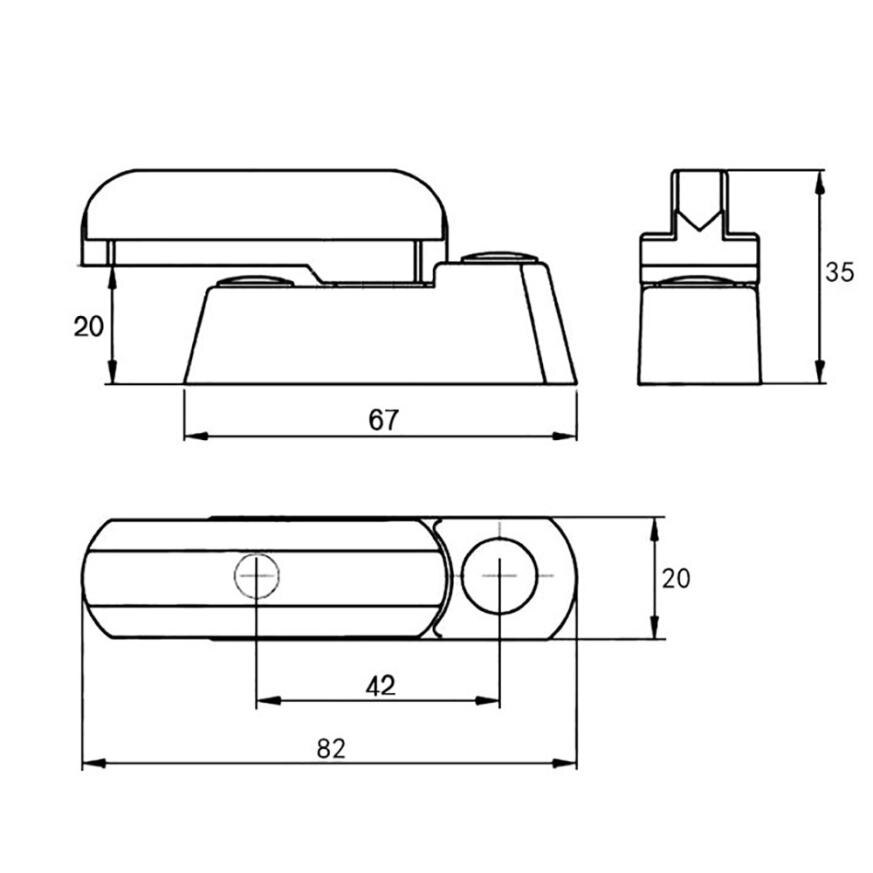 1 Pc Plastic Window Lock Deurslot Raam Slot Extra ... – Vicedeal