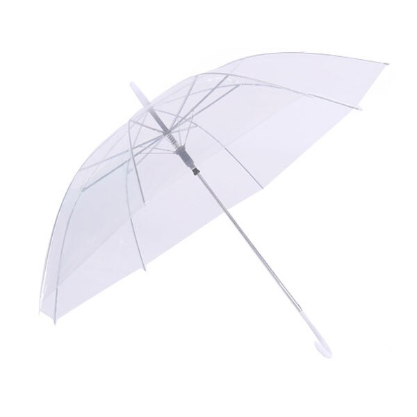 Portable Transparent Clear Umbrella Long Handle Se... – Grandado