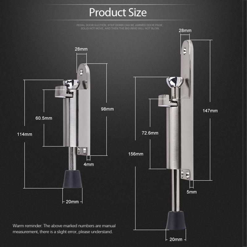Lengthened Door Stopper Zinc Alloy Die-casting Foo... – Grandado