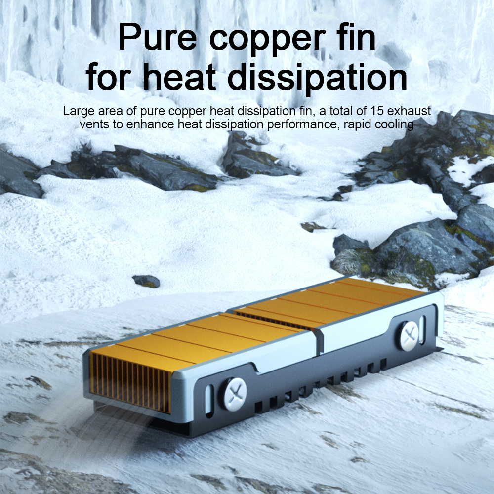 JEYI M.2 SSD Heat Sink Pure Copper Aluminum Alloy ... – Grandado