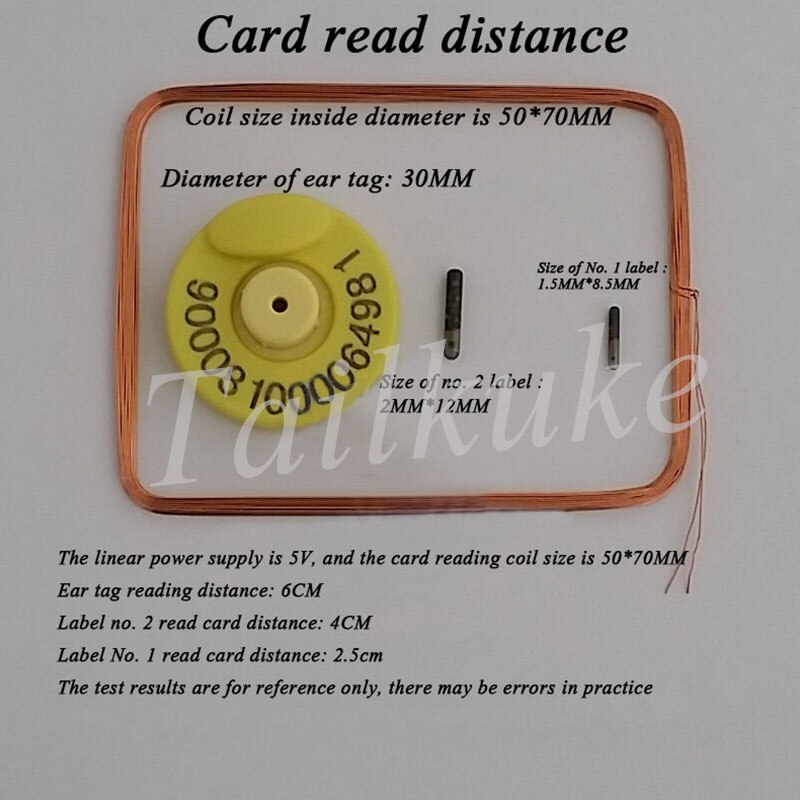 134,2 KHZ Kartenleser Modul, Tier Tag Reader Modul... – Grandado