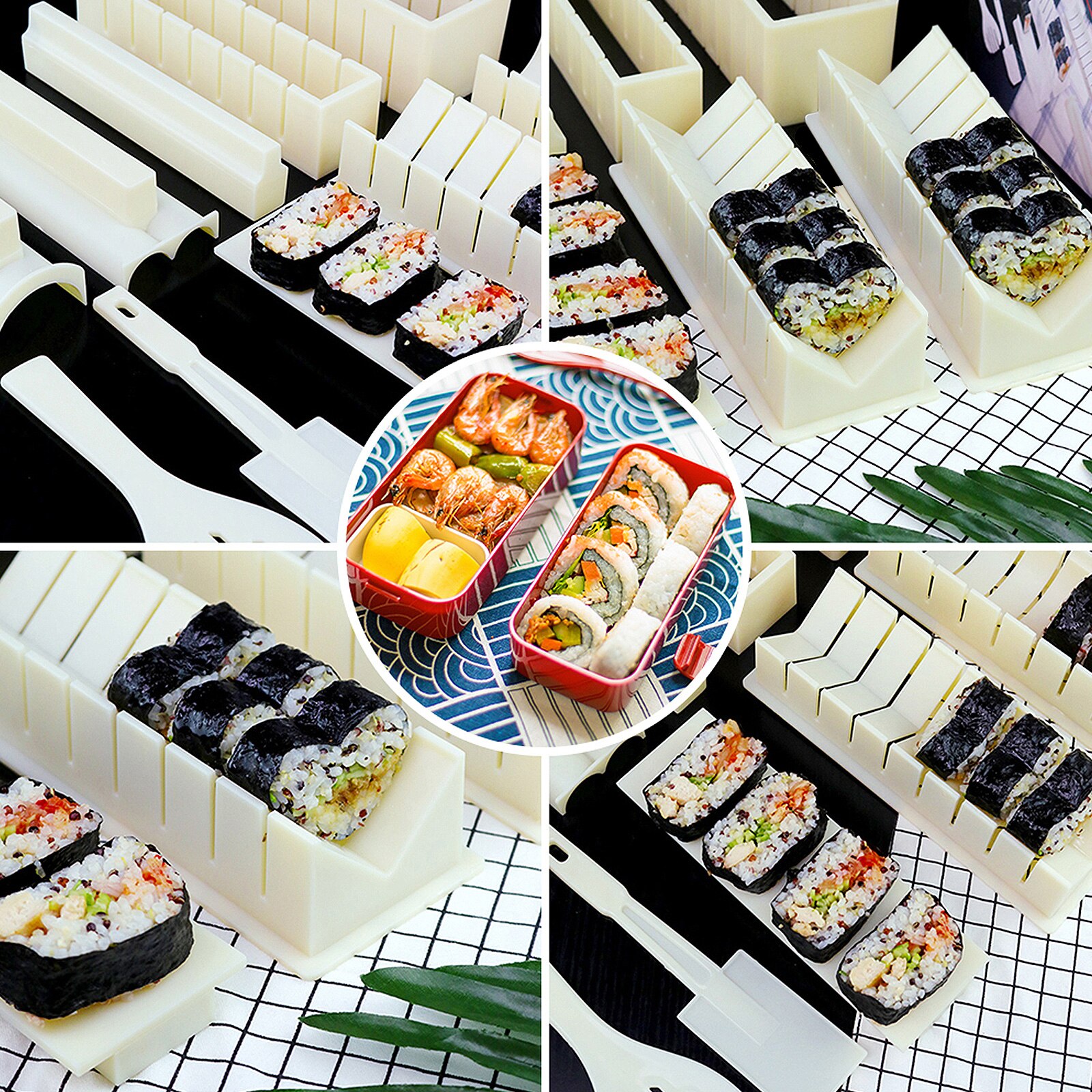 10pcs Plastic Sushi Making Kit DIY Household Kitch... – Grandado