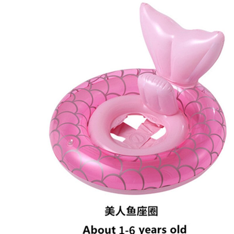 Baby Pool Float Inflatable Mermaid Swimming Ring b... – Grandado