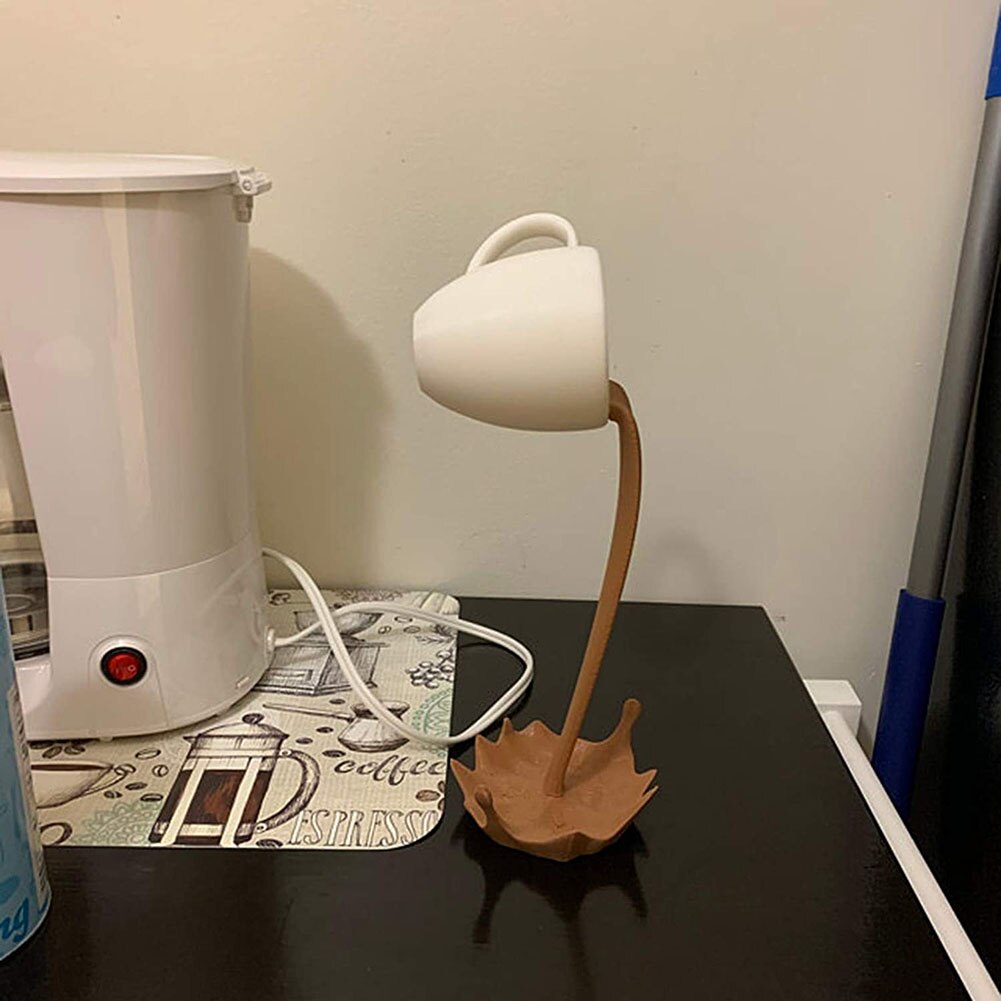 Resin Statues Floating Coffee Cup Art Sculpture Ho... – Grandado
