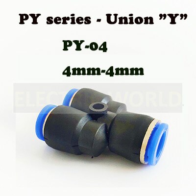 Air Pneumatic3 Way Port Y Shape 12mm 8mm 10mm 6mm ... – Vicedeal