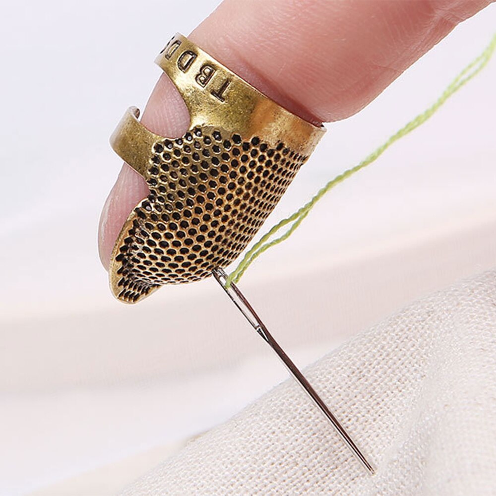 Metall retro sömnad fingerborg nålar finger vintag... – Vicedeal