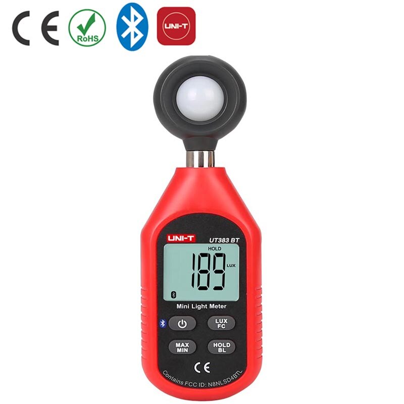 UNI-T UT383/UT383BT (Bluetooth) Mini Light Meter; ... – Vicedeal