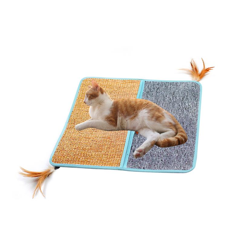 Cat Kitten Scratch Board Pad Sisal Toy Sofa Furnit Grandado